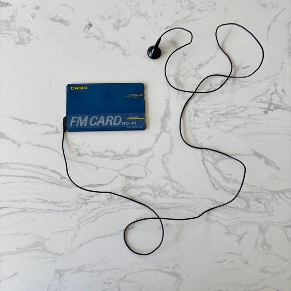 Casio | Portable Audio & Video | Vintage Working Casio Fm Card Radio Rd ...